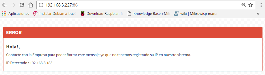 Error Ip Mikrowisp